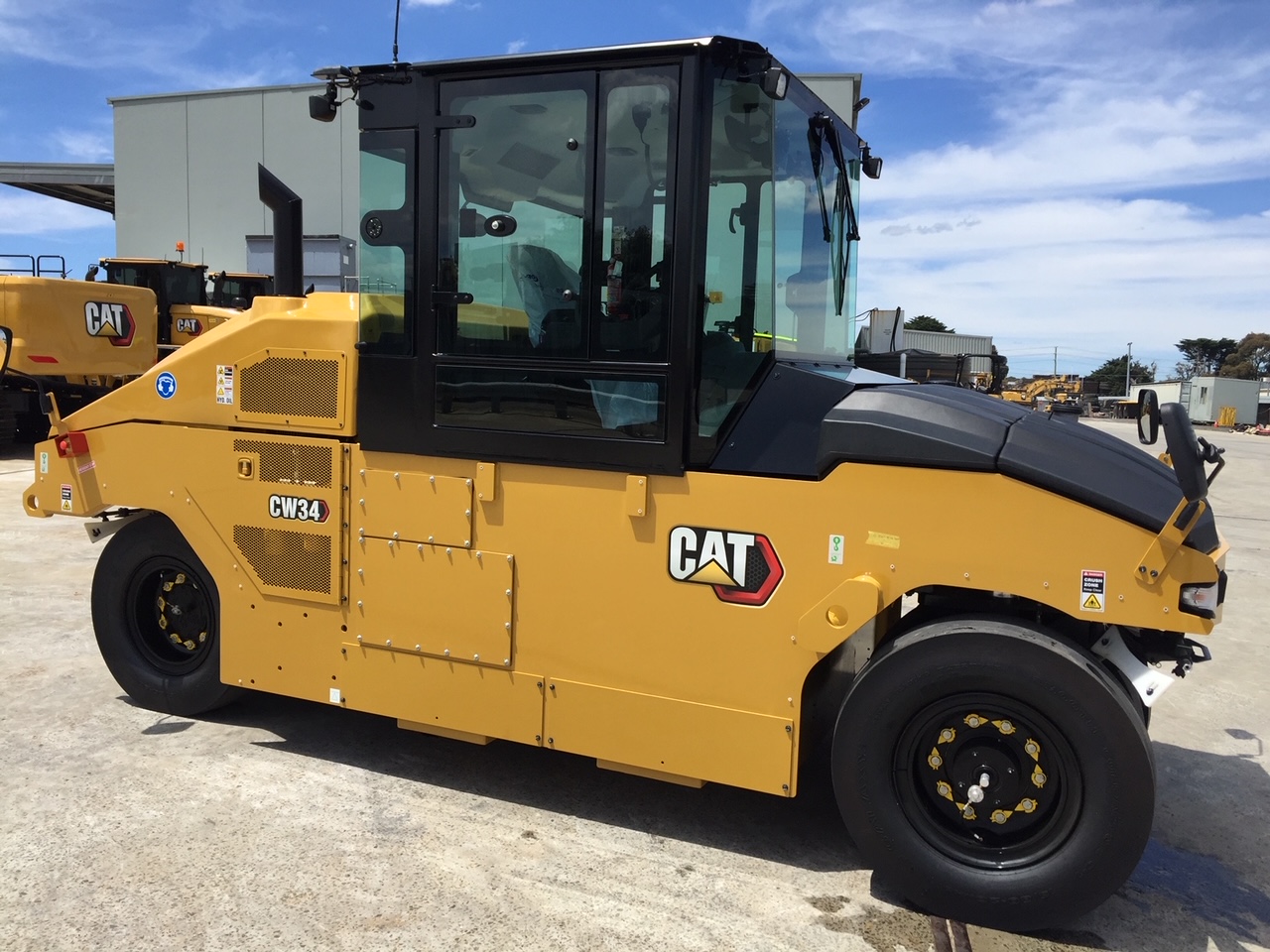 Caterpillar Multi Tyre Roller - Luxton Plant Earthmoving Rental